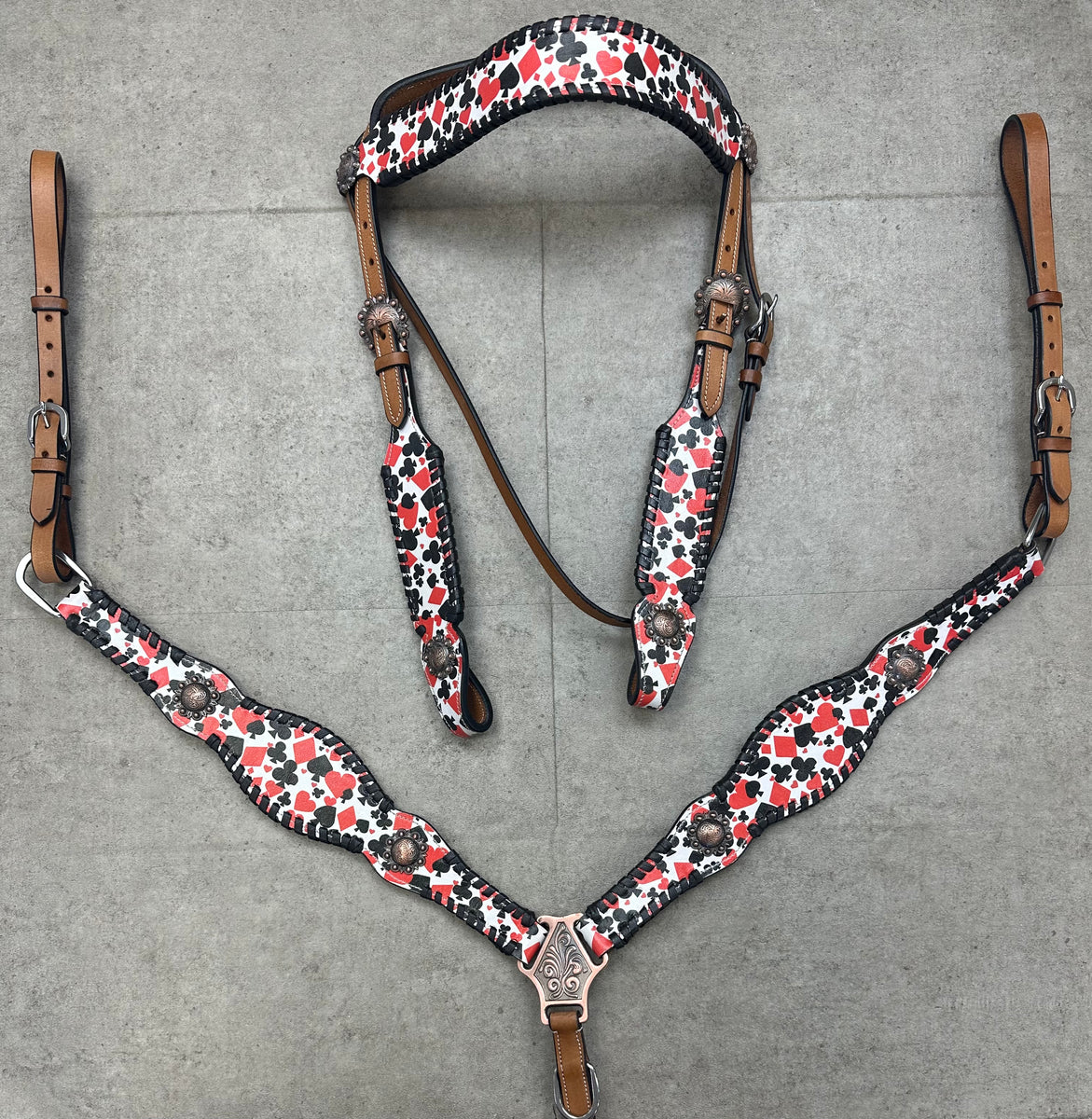Gambler Leather Tack Set – Hot Headstalls